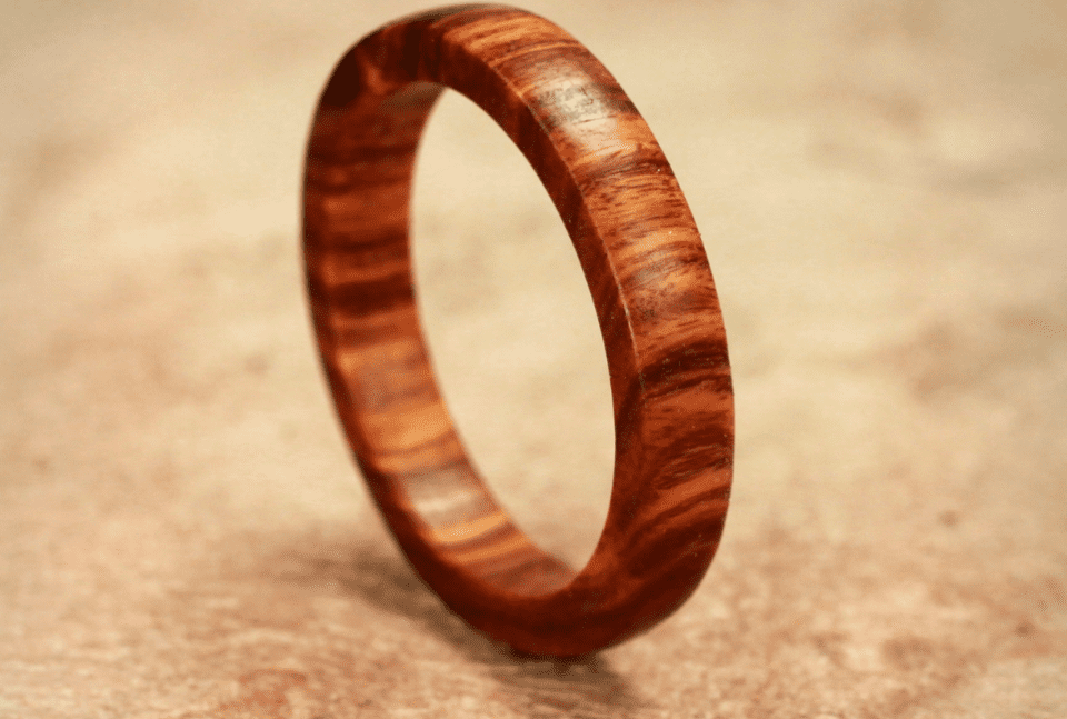 3 Mahogany Wooden Rings to Woo Your Lover