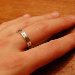 Engraving Your Purity or Celibacy Ring